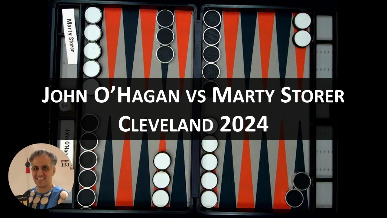 John O'Hagan vs Marty Storer Backgammon Match Cleveland 2024 - YouTube