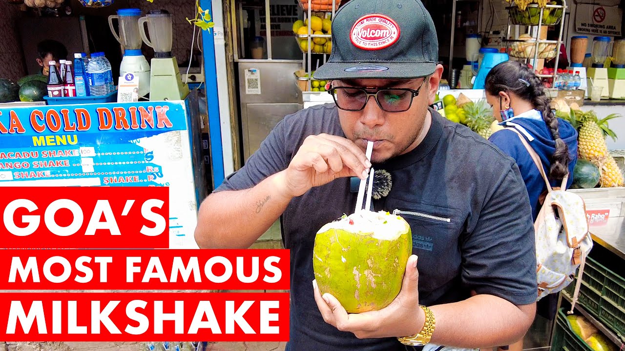 Goa s Most Famous Milkshake Dr Shake Mapusa Market Goa Street goa-s-most-famous-milkshake-dr-shake-mapusa-market-goa-street