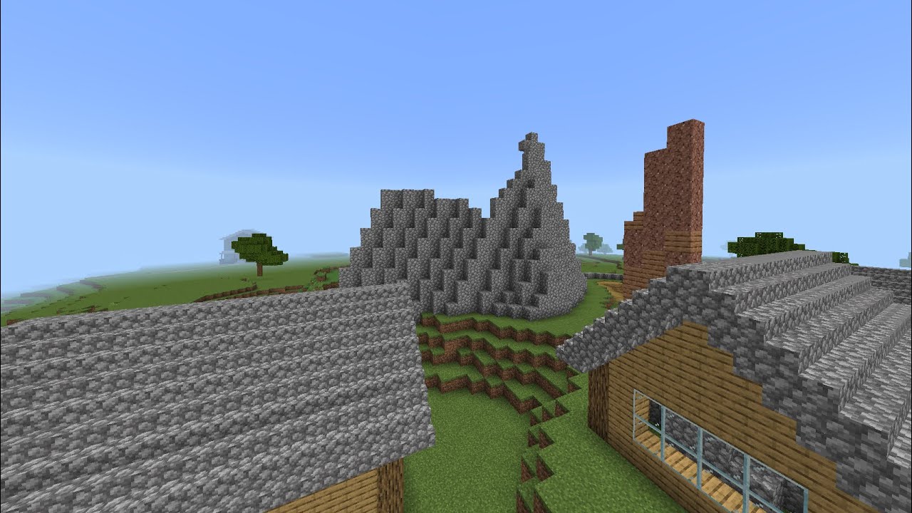 Starting my 4th mountain base addition in my survival world (part 1 ...