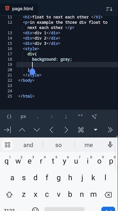 HTML CSS float right #shorts #html #css #floating #tag - YouTube