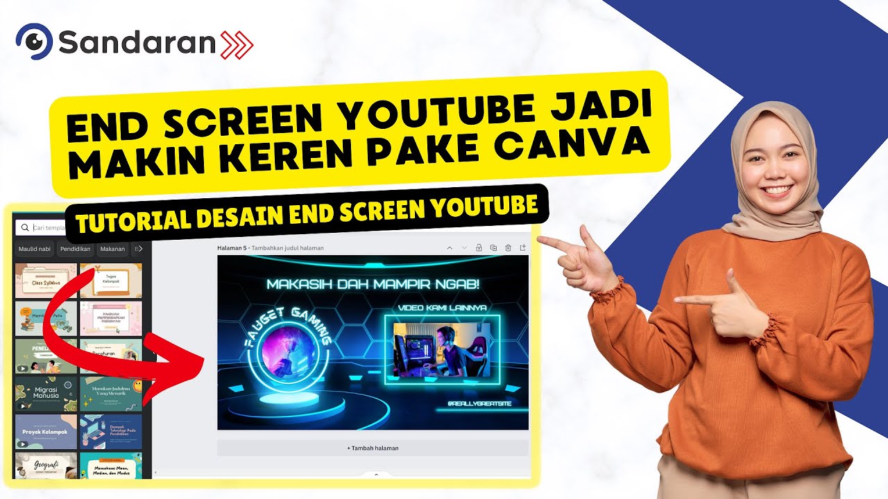 Cara Membuat End Screen Keren Buat Youtube Pakai Canva Gratis - YouTube