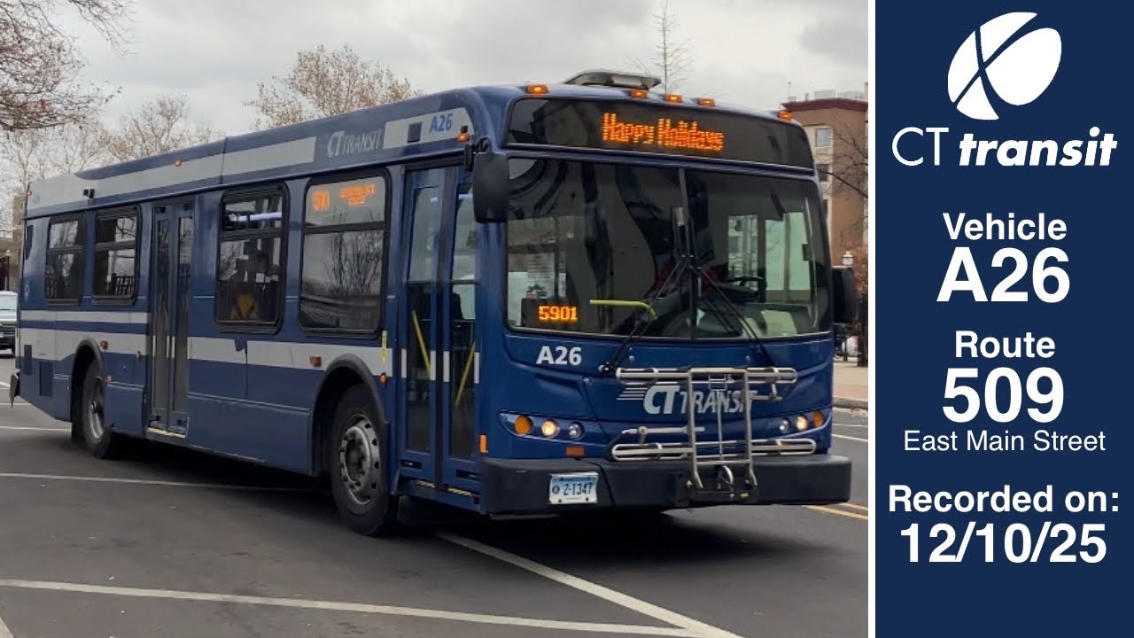 Last One Standing | CTtransit 2010 New Flyer D35LFR #A26 on the 509 ...