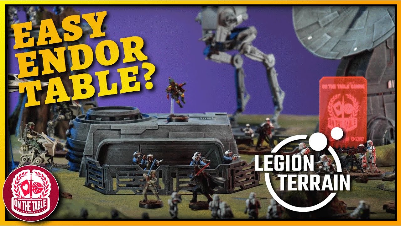 Endor in a Box: Occupied Forest pre-painted Terrain Set from Legion ...