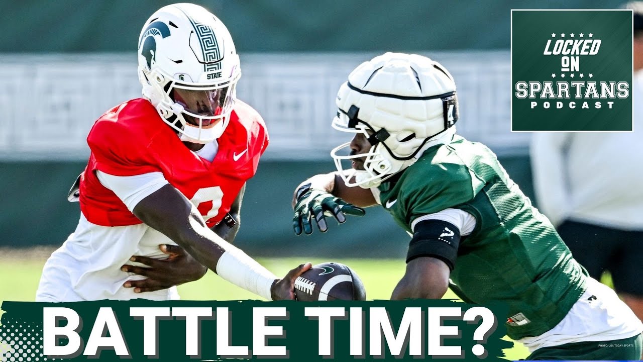 MSU football position battles HEATING UP; Jace Clarizio, Chrishon ...