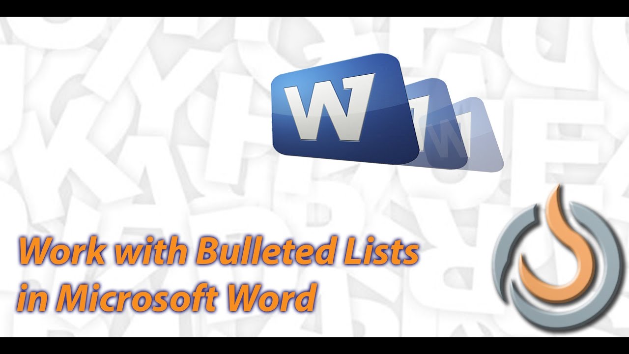 How to Adjust Bulleted and Numbered Lists in Microsoft Word - YouTube