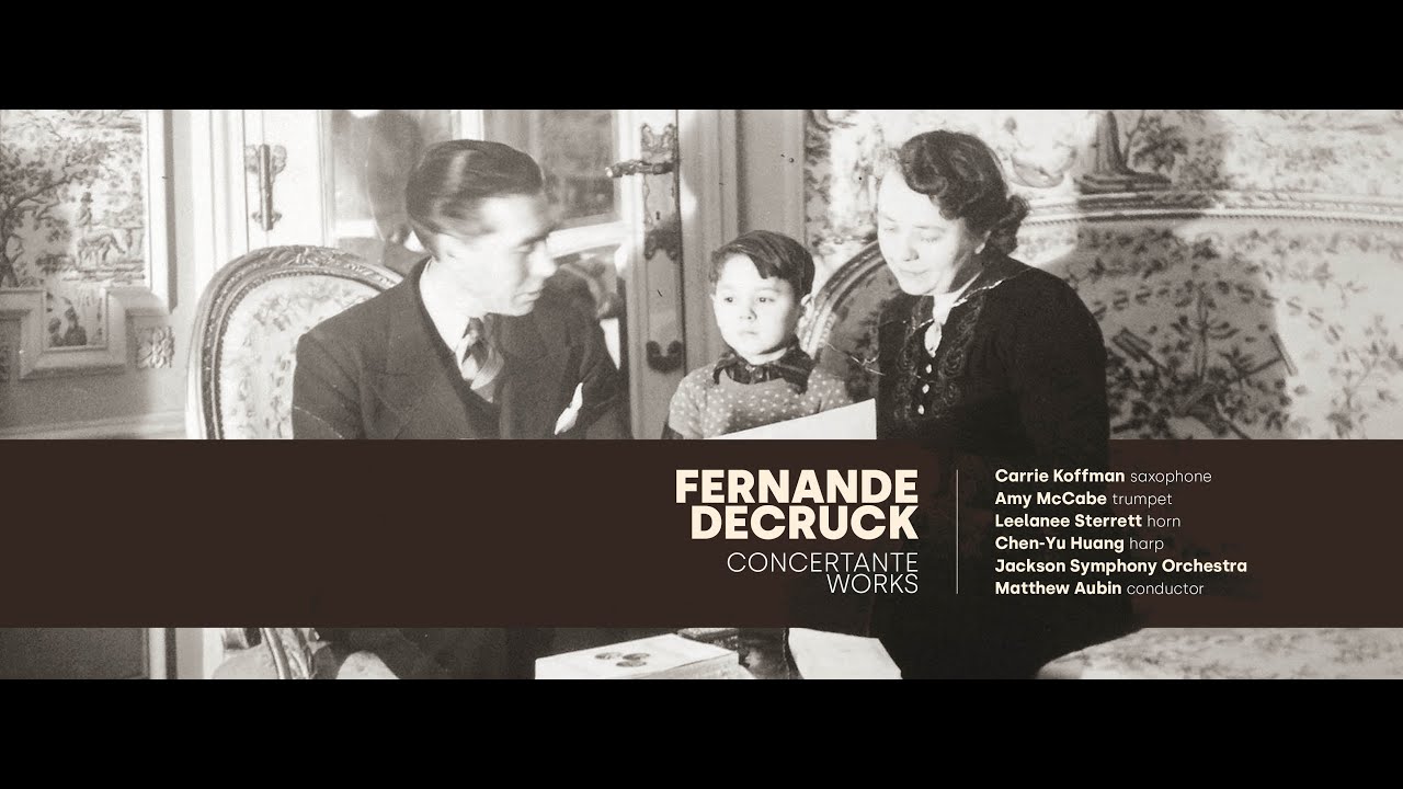 Fernande Decruck: Concerto pour harpe et orchestre / I. Modéré, sans ...