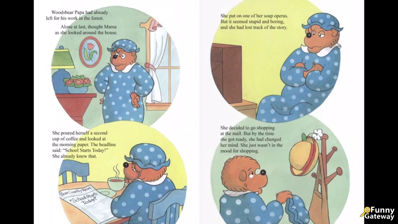 Kids Reading: The Berenstain Bears - Back to School - YouTube