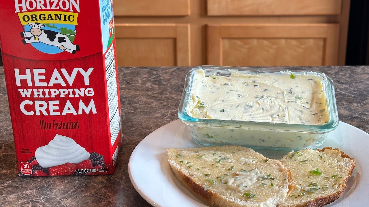 Homemade Butter from Heavy Whipping Cream: Fun & Easy Recipe (Great For ...