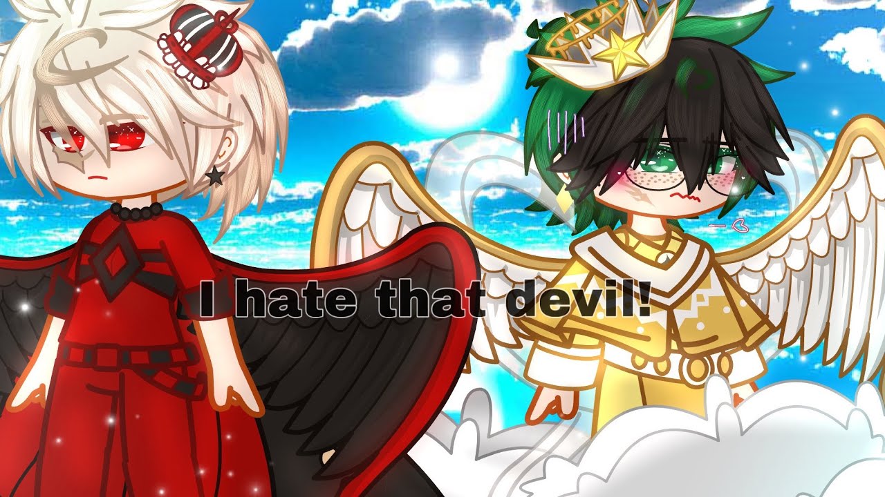 I hate that devil! [ Afterlife AU ] Angel x Devil || Bk & Dk || 💚🪶🧡 - YouTube