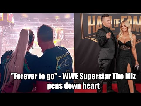Forever to go" - WWE Superstar The Miz pens down heart-melting message ...