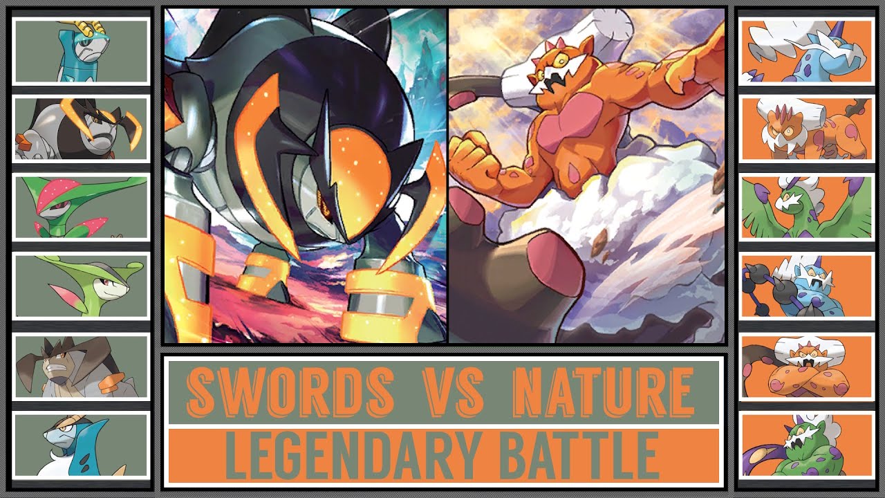 Unova Legendary Pokémon Battle: SWORDS OF JUSTICE vs FORCES OF NATURE ...