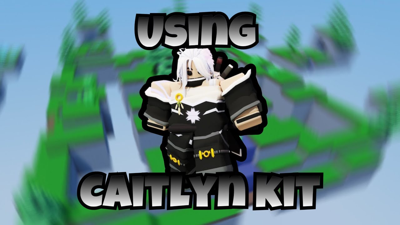 Using Caitlyn kit.. (Roblox Bedwars) - YouTube