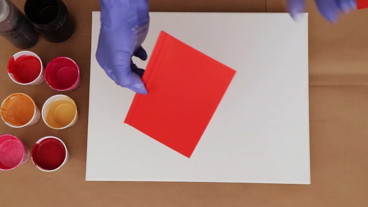 Acrylic Pouring Swipe Tools I made! - YouTube