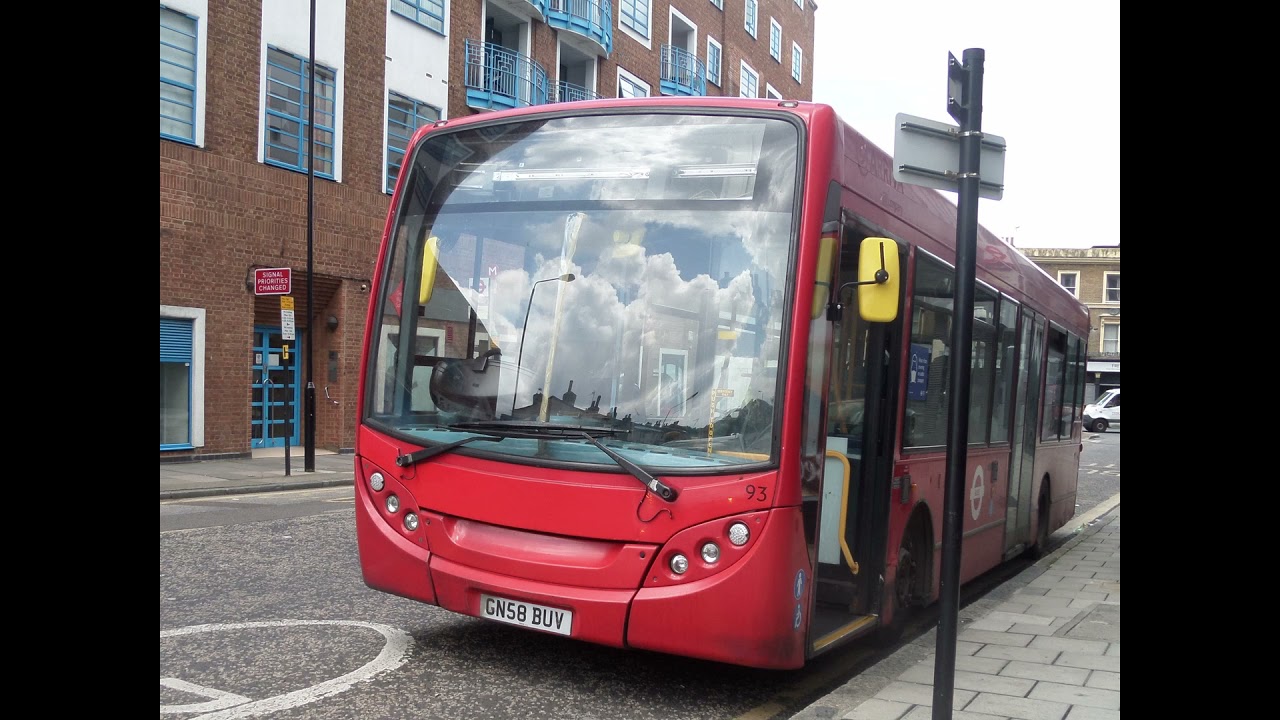 Enviro 200 Ex-ASC 4025 and Arriva London ENL93, GAL GN58BUV Stands at ...
