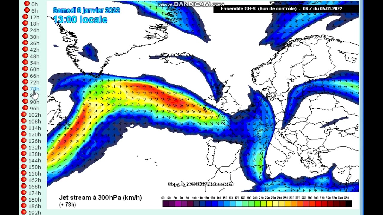 Un jet stream déstructuré et une situation temporairement agité pour la ...