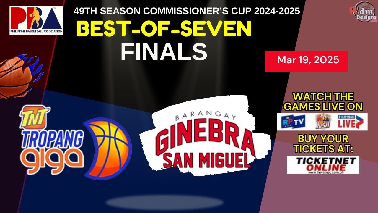 PBA Finals Game Schedule for Mar 19, 2025 | PBA Commissioner's Cup 2024 ...