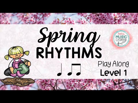 Spring Rhythm Play Along - Level 1 - YouTube