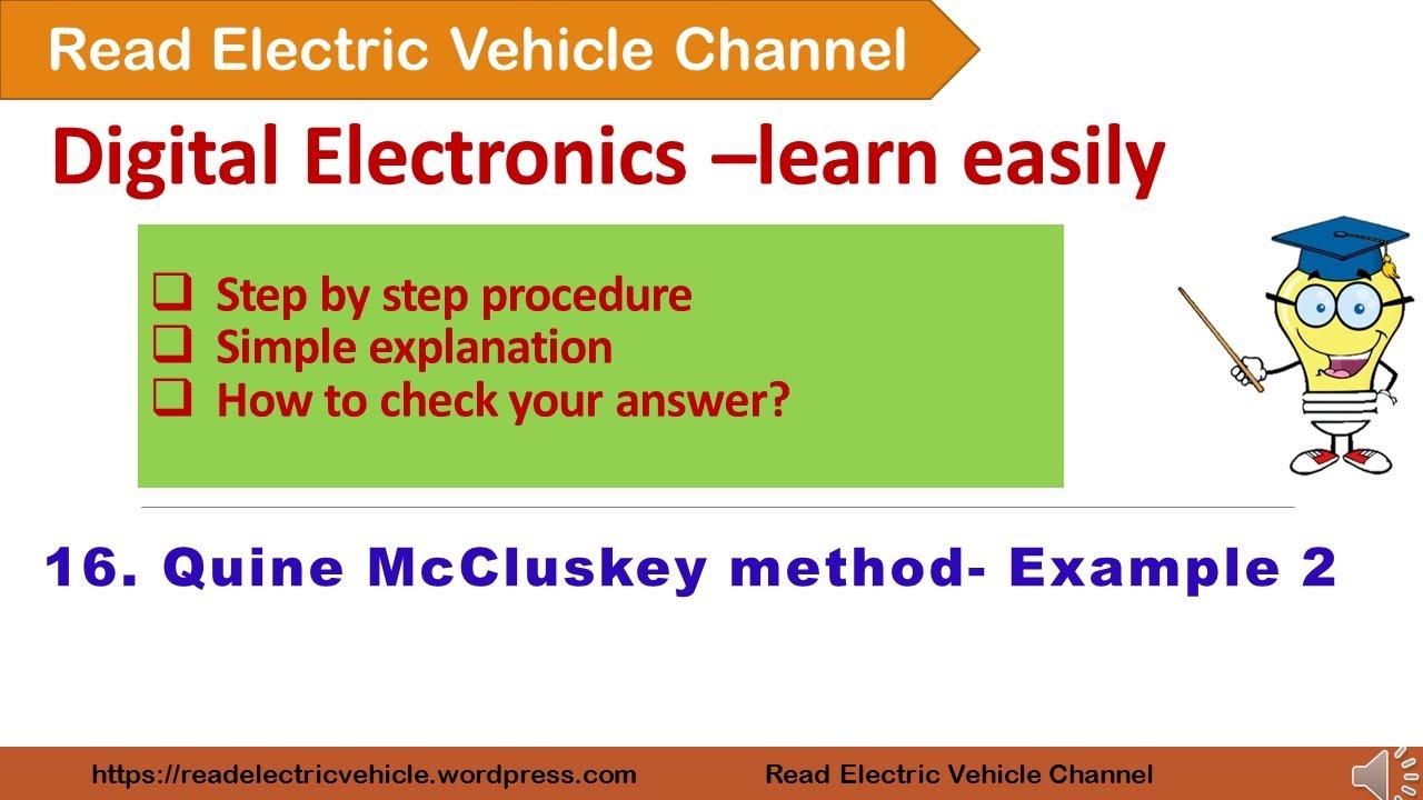 Quine McCluskey Method/Step by step procedure/example 2/digital ...