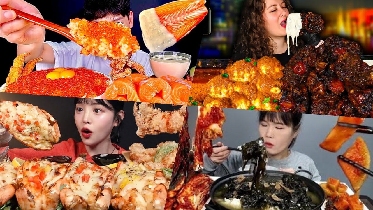 BIG BITES MUKBANG COMPILATION - YouTube