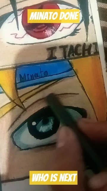 minato eyes drawing #animedrawing #yellowflashof the leaf#speed - YouTube