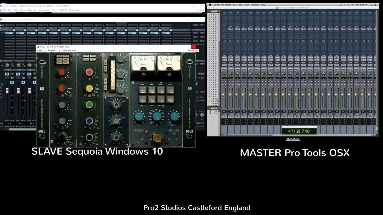 Master and Slave Computers for Processing 72 Acustica Audio Plugin ...