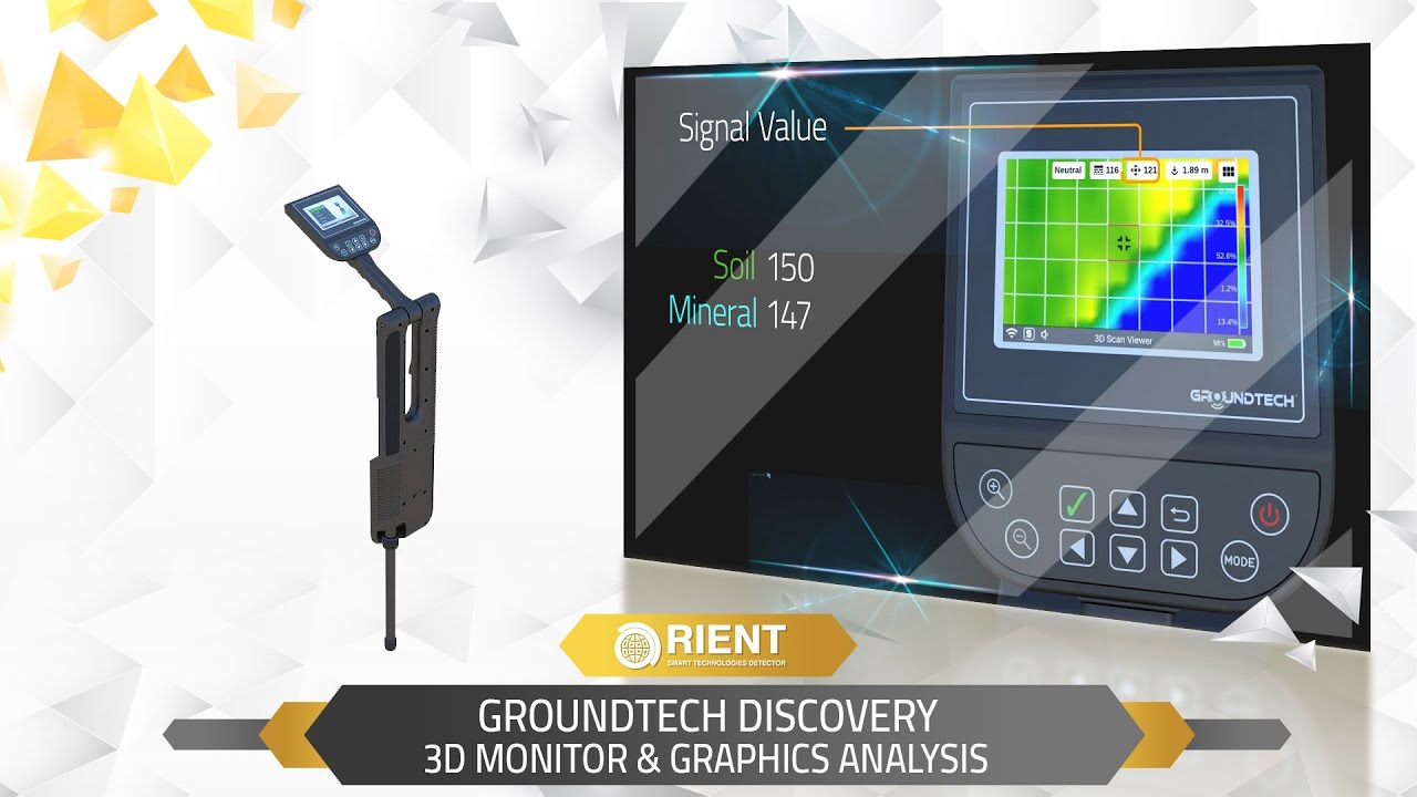 Discovery 3D ground Scanner | 3D Monitor & Graphics Analysis - YouTube