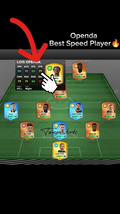 Lois Openda Best Speeder in dls 🔥 #gaming - YouTube