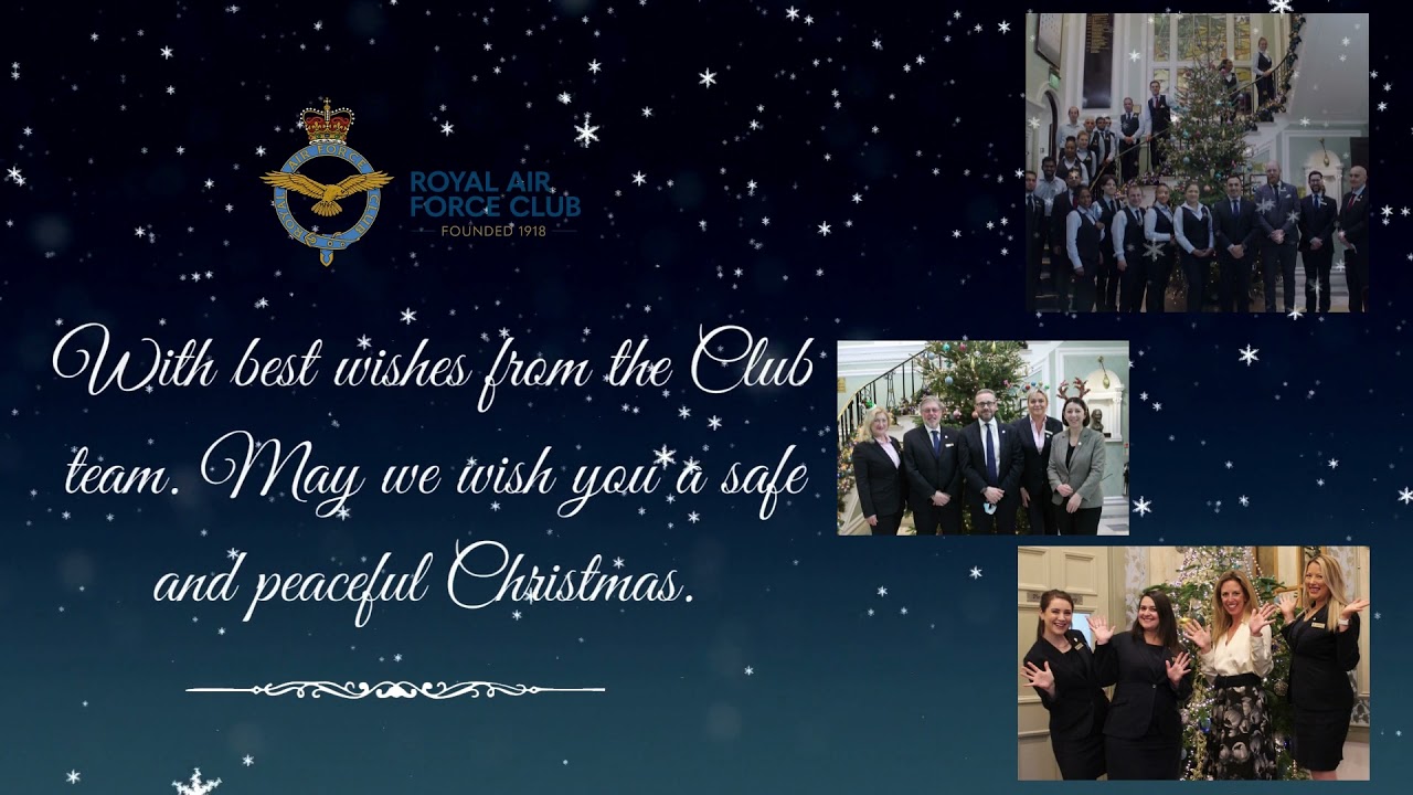 2021 Season's Greetings from the RAF Club - YouTube