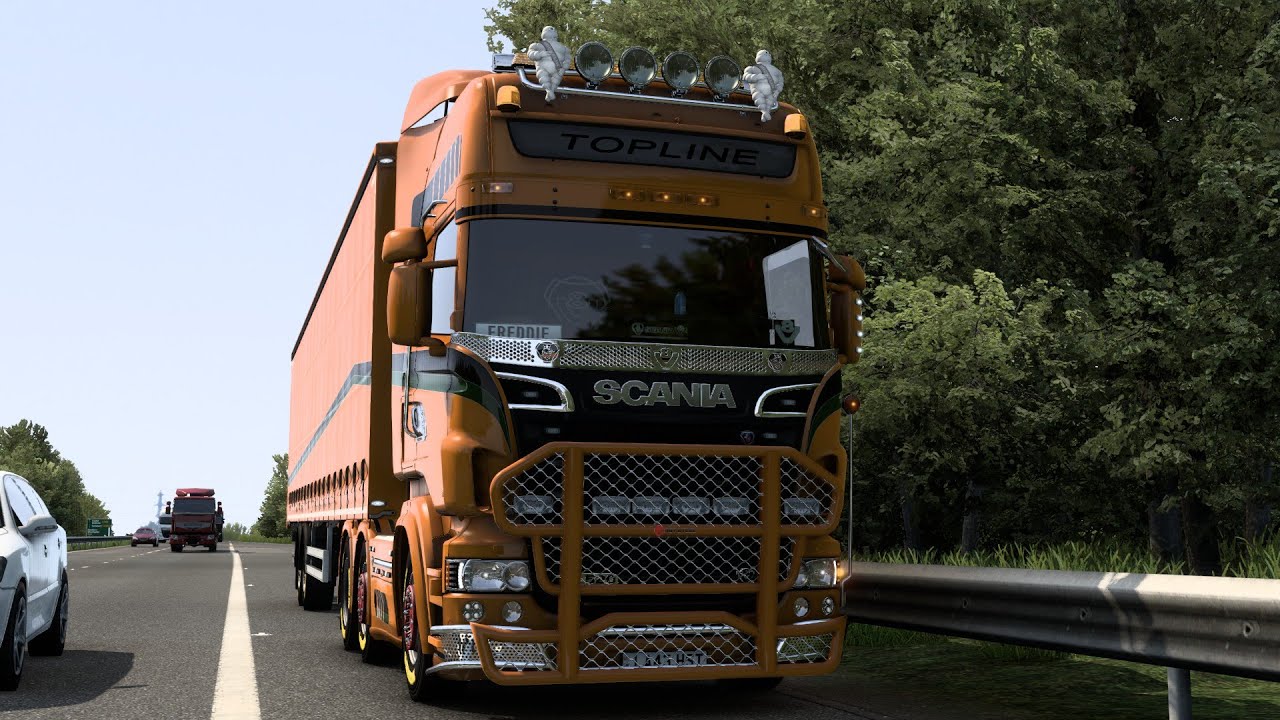 ETS2- DB Scania R's (Stream 101) - YouTube