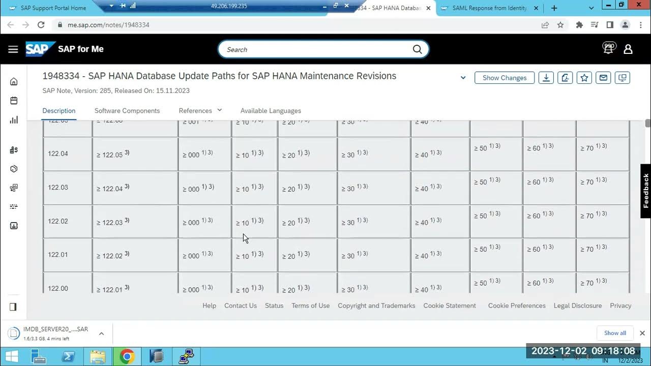 SAP HANA SPS upgrade FROM SPS06 to SPS07 - YouTube
