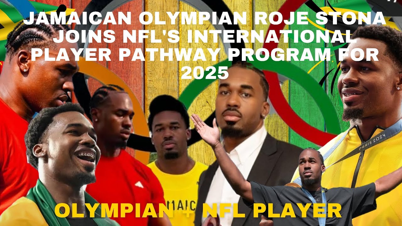 Jamaican Olympian Roje Stona Joins NFL's International Player Pathway ...
