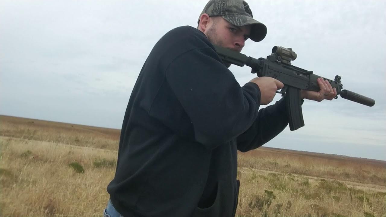 Sig 556 w/ modified 35rd Galil mag - YouTube
