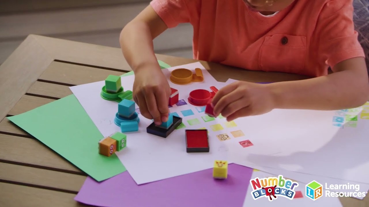 Numberblocks Stampoline Park Stamp Activity Set - YouTube