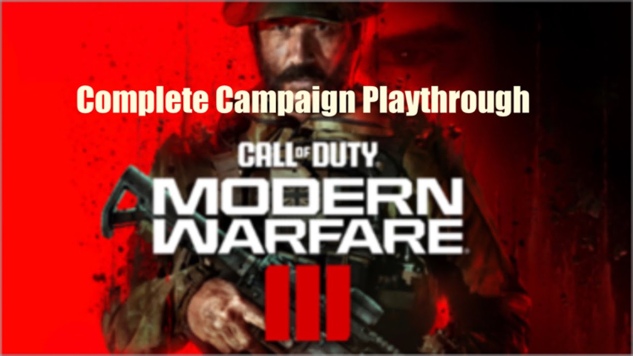 Mw3 full campaign - YouTube