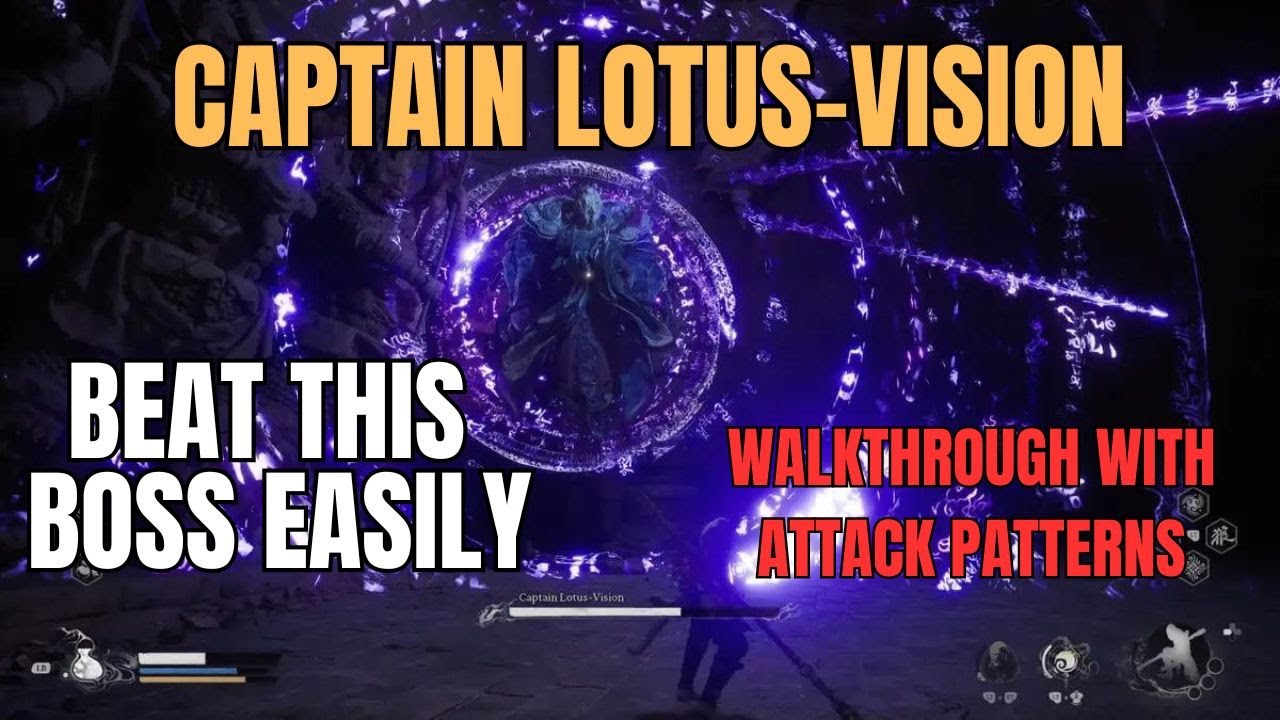 Captain Lotus-Vision Boss Fight, Black Myth Wukong - YouTube