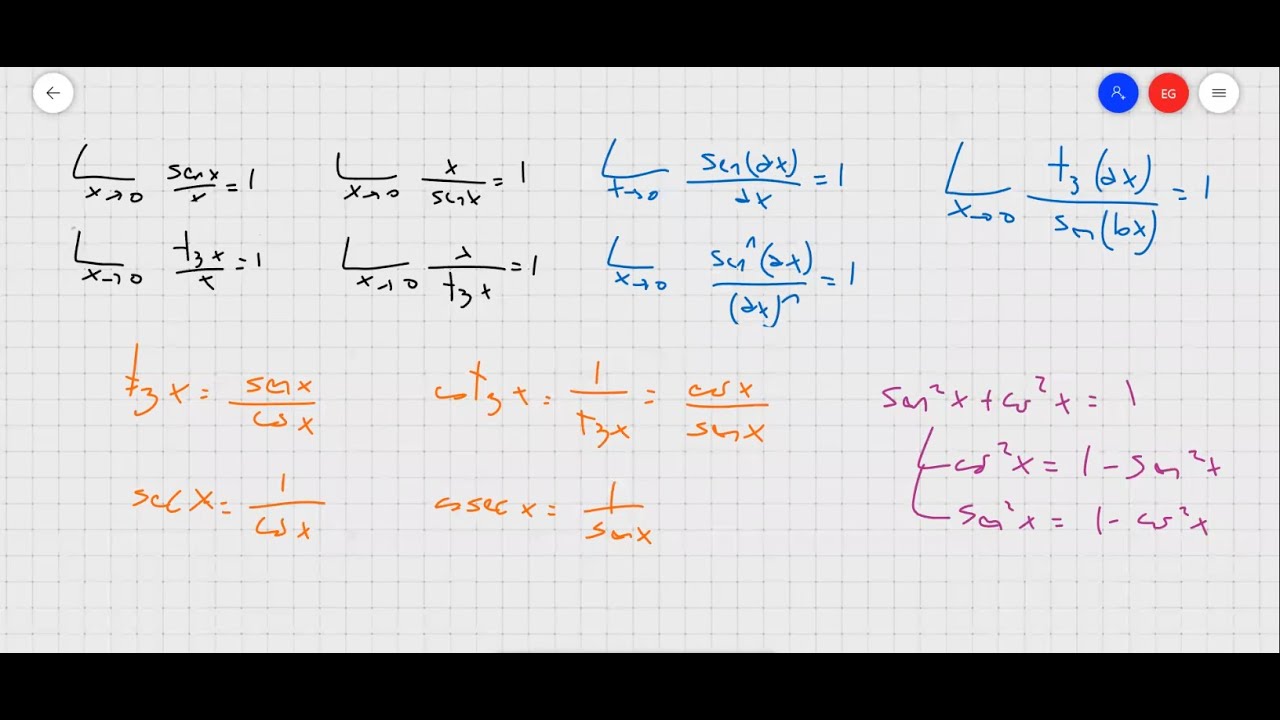 Clase práctico 01-26 Límites notables - YouTube
