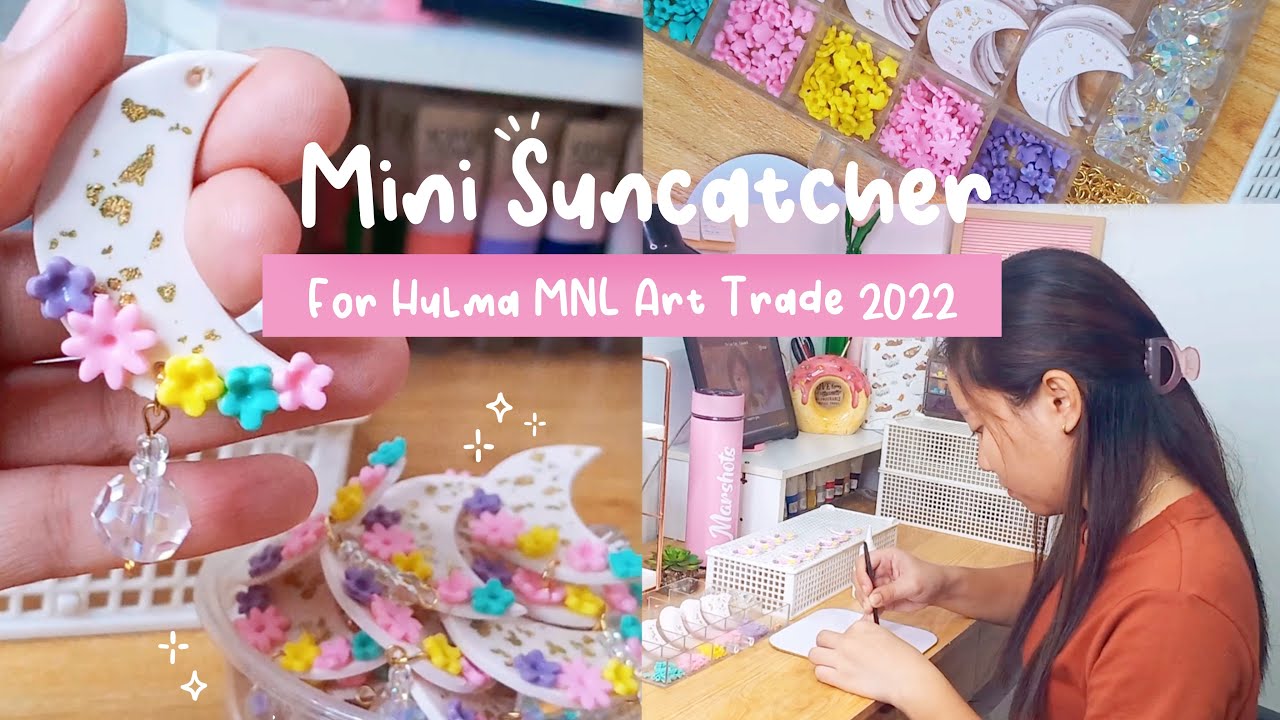 Making Mini Suncatcher for Hulma MNL Art Trade 2022 - YouTube