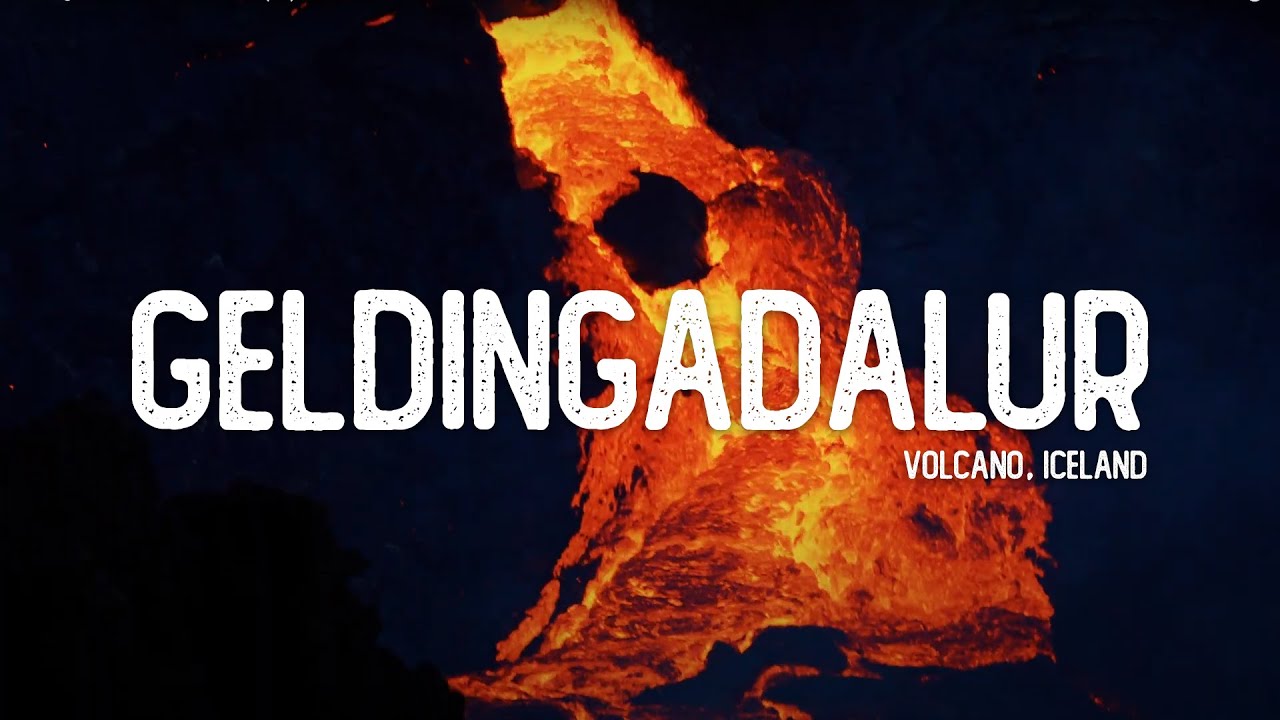 Geldingadalur Volcano, Iceland (4K) - YouTube