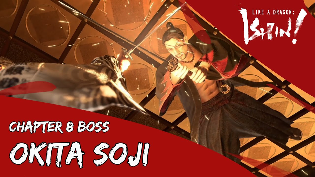 Like a Dragon: Ishin! Chapter 8 Boss: Okita Soji - YouTube