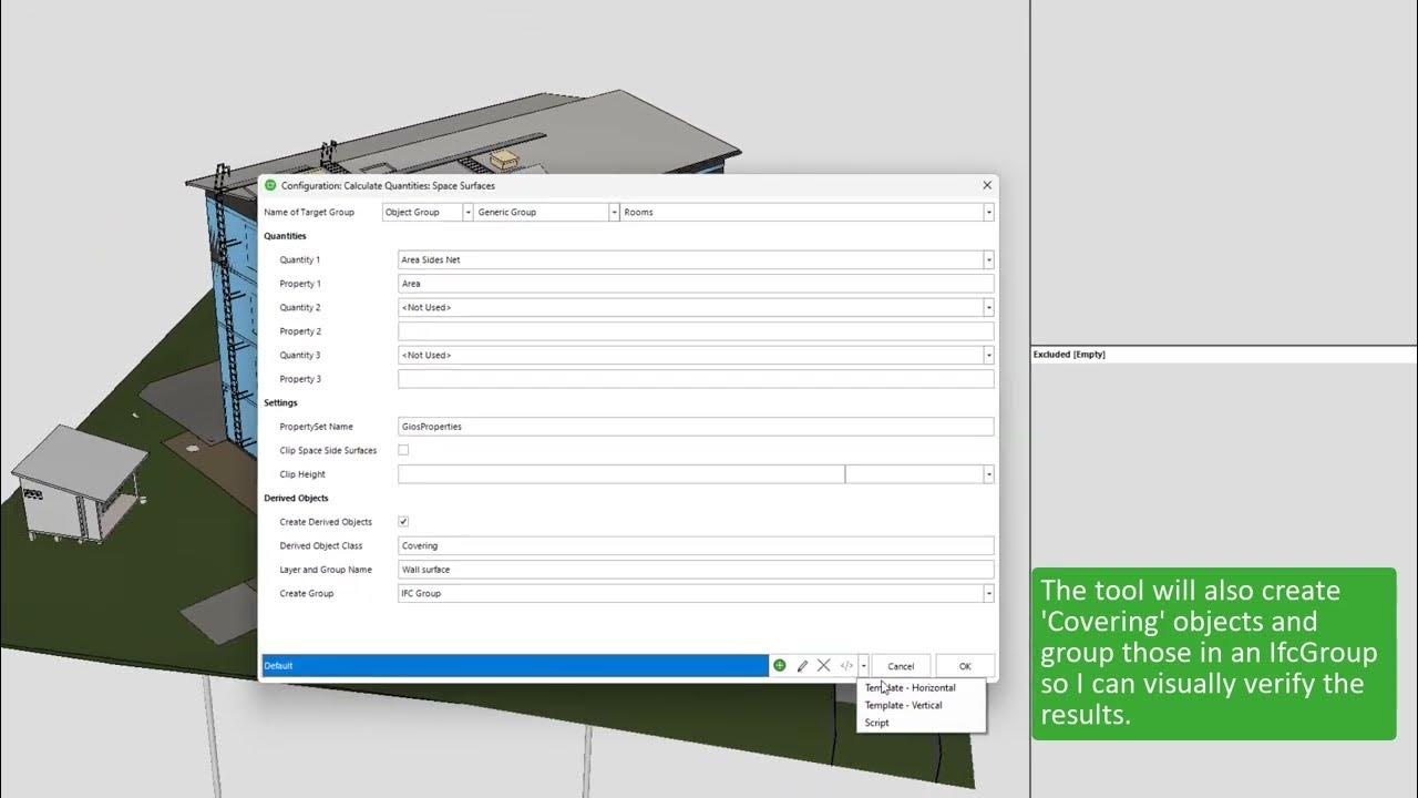 Calculate space surfaces - YouTube