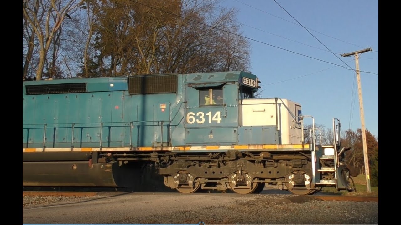 W&LE 6314 on the Brewster Sub - YouTube