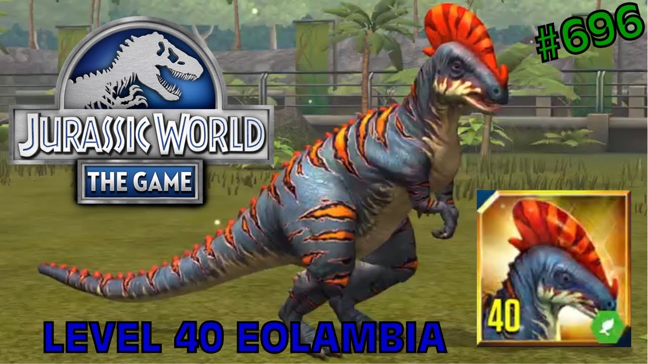 Level 40 Eolambia - Jurassic World: The Game - EP 696 - YouTube
