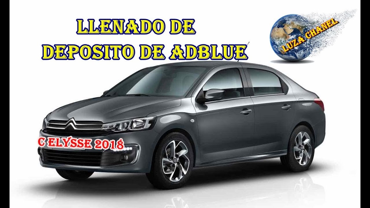 LLENAR DEPOSITO ADBLUE EN CITROEN C ELYSSE - YouTube