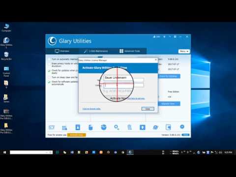 Glary Utilities Pro 5 81 0 101 ALL Serial key Crack full Download 83 99 - YouTube