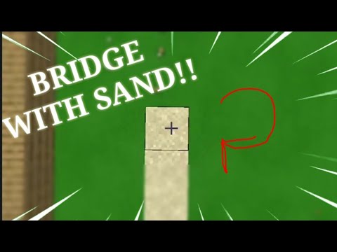[TUTORIAL] How to bridge with sand || MCPE Windows 10/Xbox - YouTube