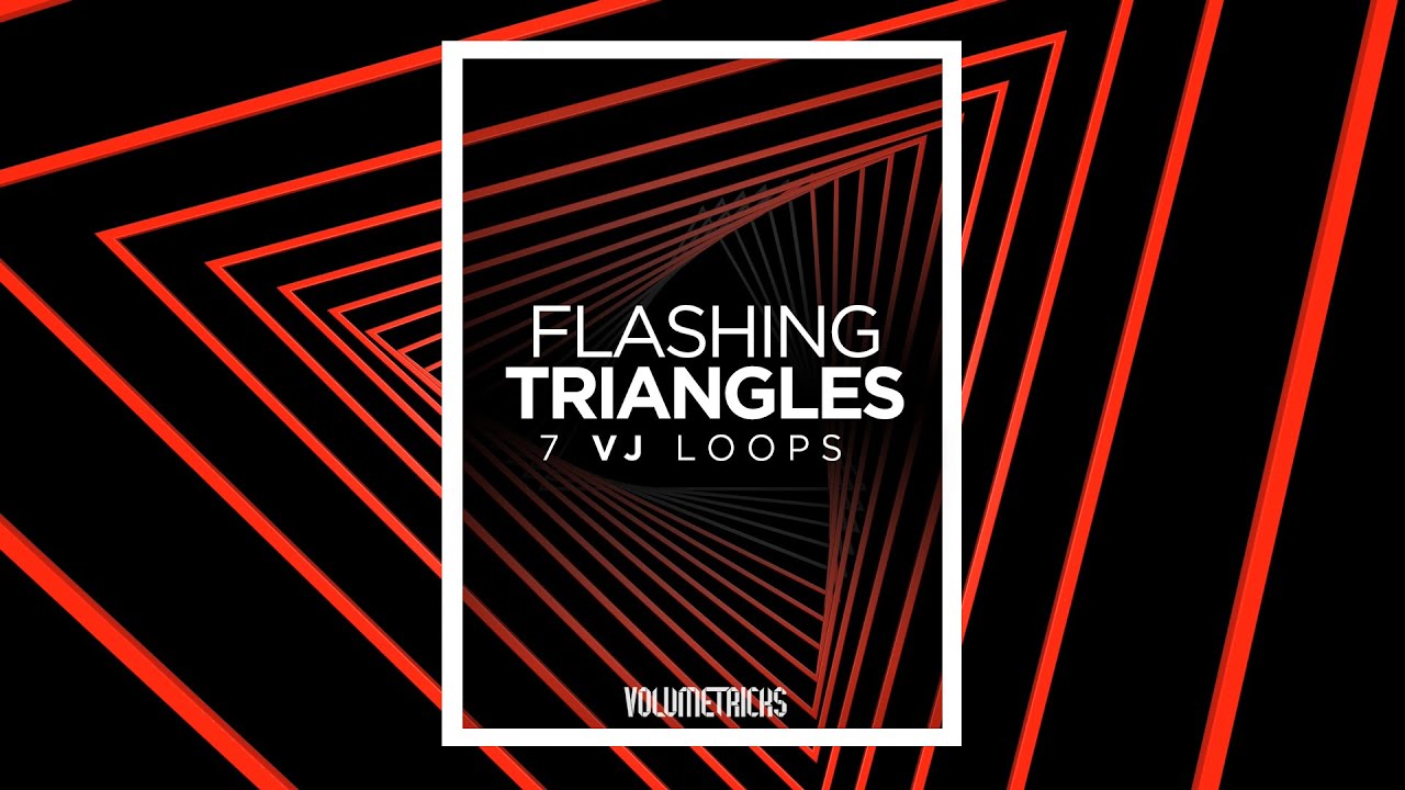 Volumetricks FLASHING TRIANGLES 7 VJ Loops Pack - YouTube