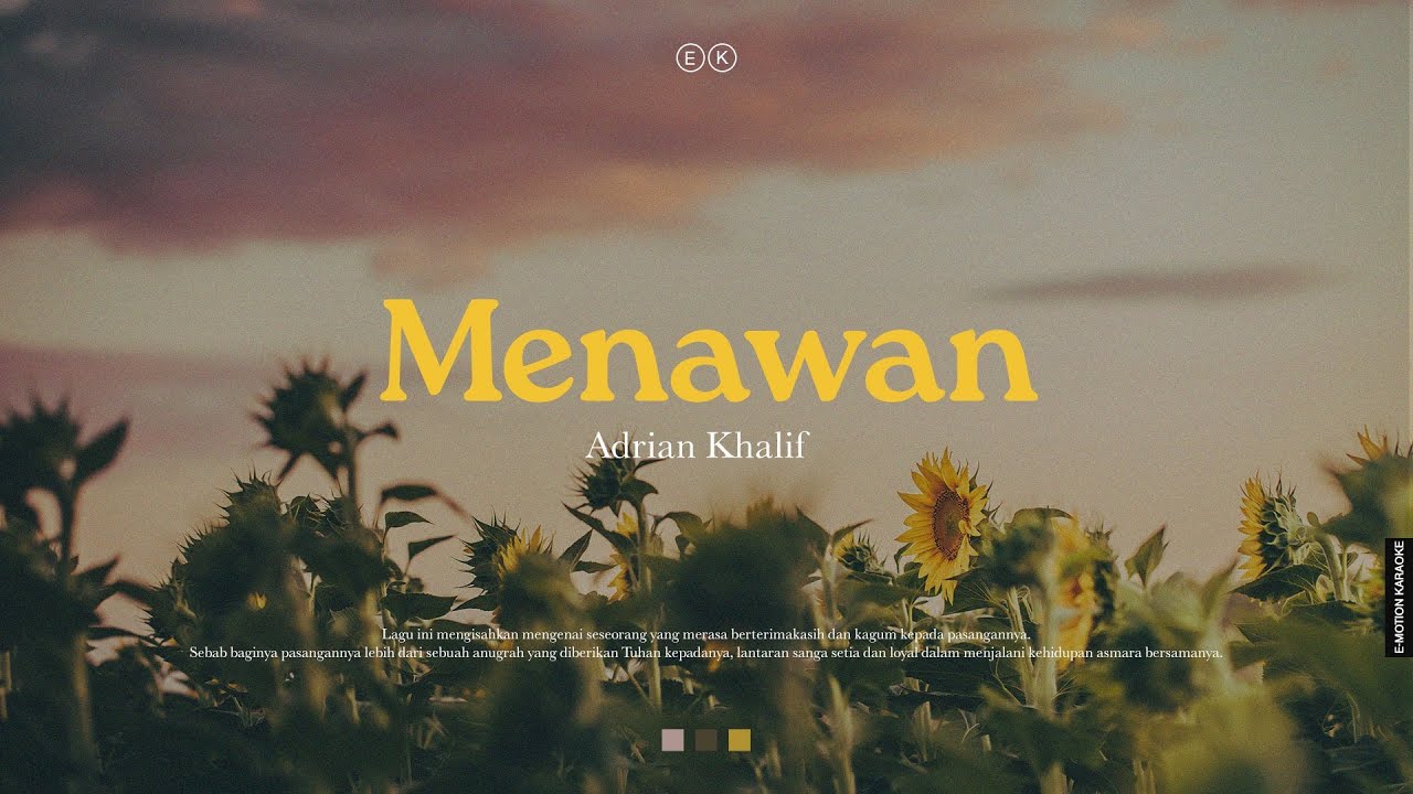 Adrian Khalif - Menawan (Official Karaoke) - YouTube Music