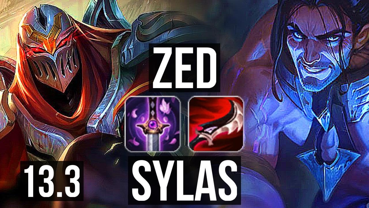 ZED vs SYLAS (JNG) | 11/0/3, 1000+ games, Legendary, 1.3M mastery | KR ...