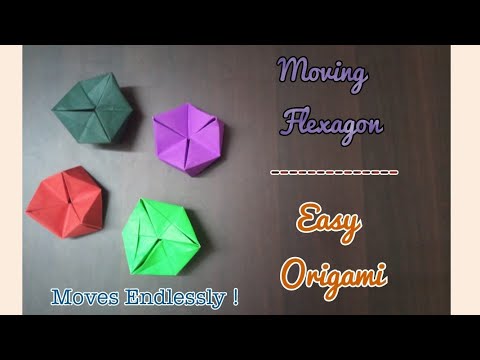 How to make a Moving Flexagon of Paper | Easy Origami - YouTube