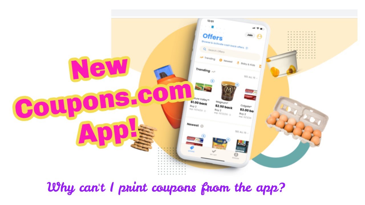New coupons DOT com app! - YouTube
